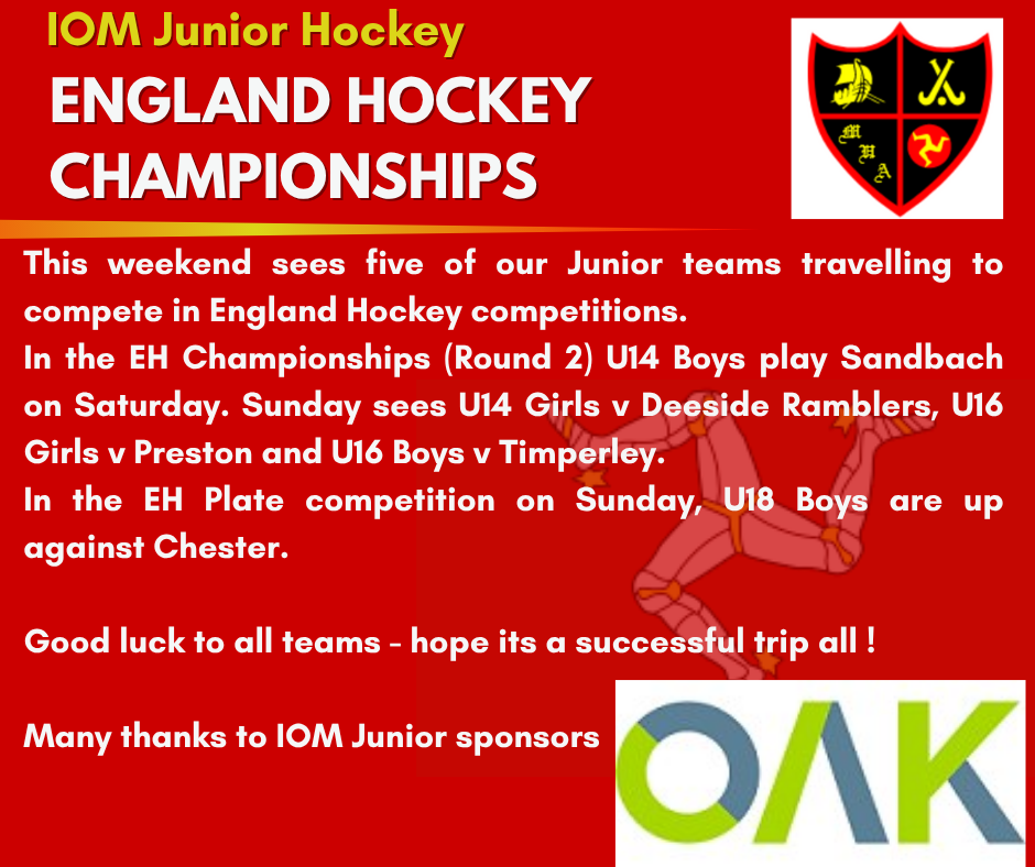 Big Weekend Ahead for IOM Junior Teams - Manx Hockey Association